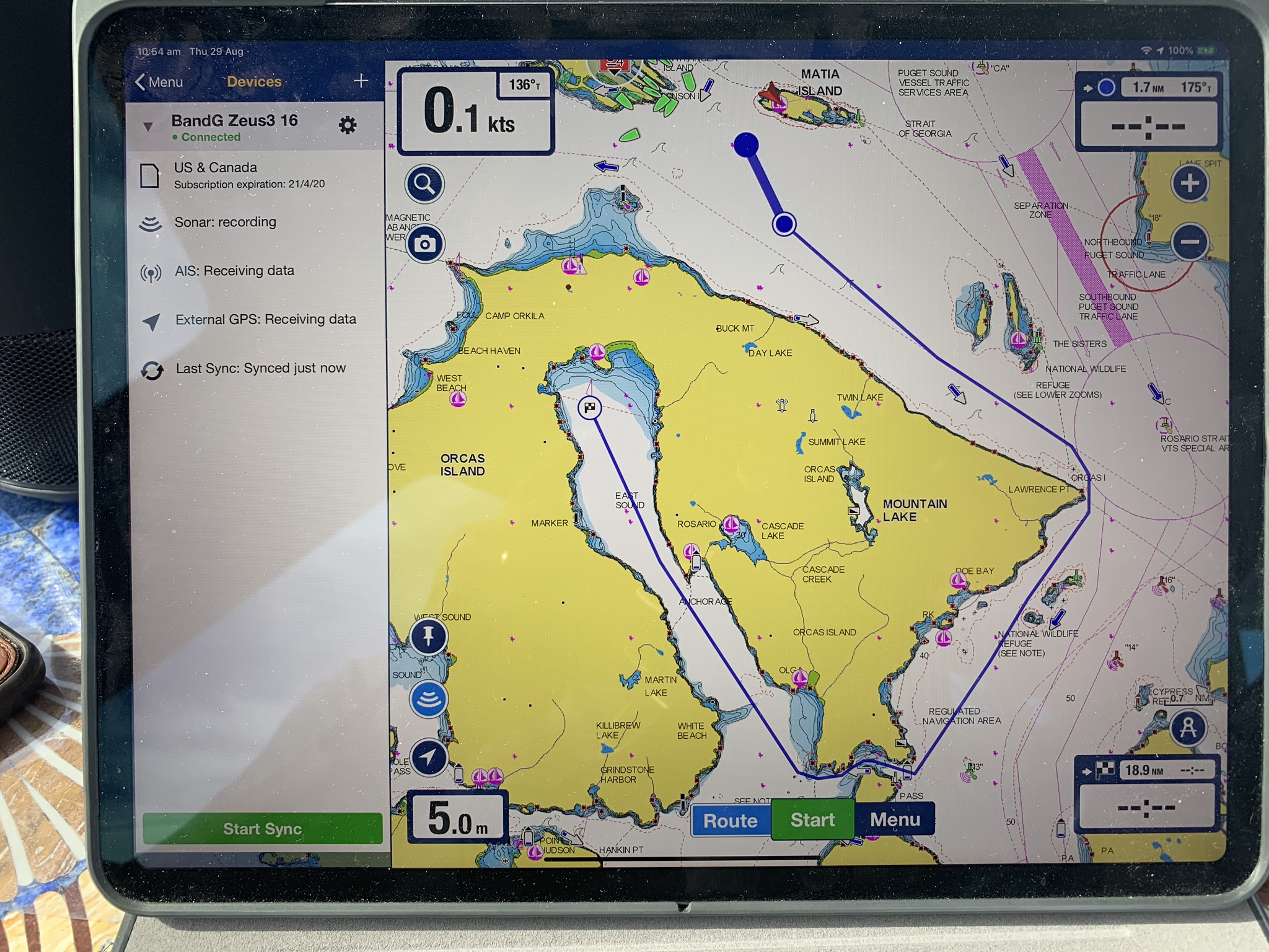 Send a Navionics route to a B&G Zeus Chartplotter – The Copelands ...
